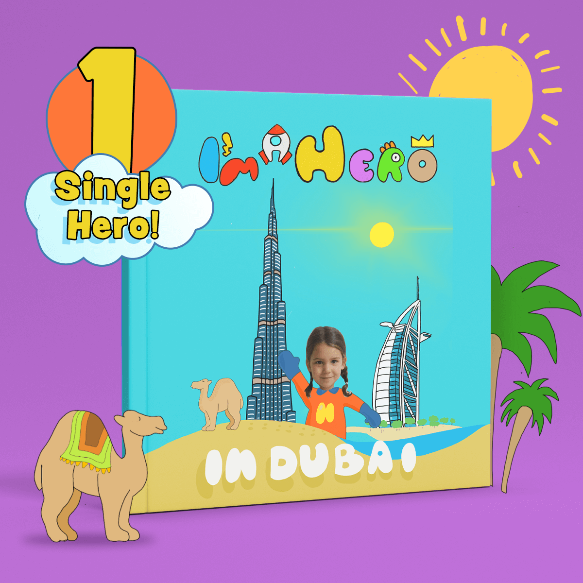 Personalised Story Book for Kids - I'm a Hero in Dubai - I´m a Hero Books